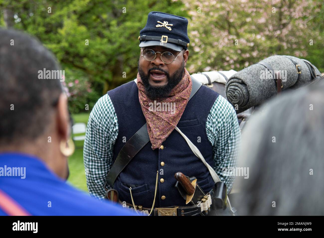 A new Buffalo Soldier exhibit commemorating the 1904 Ninth Cavalry ...