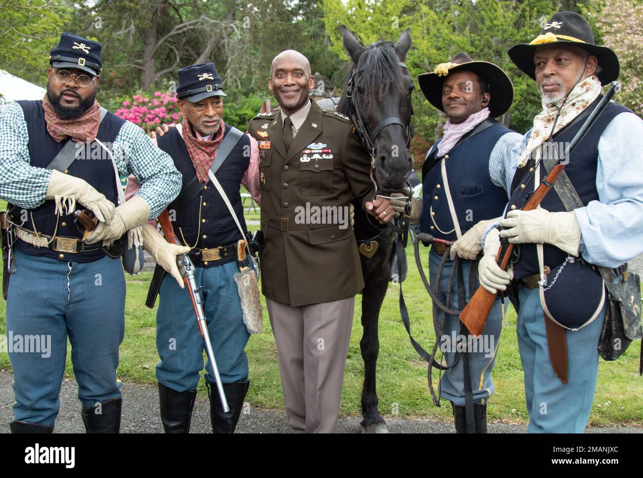 A new Buffalo Soldier exhibit commemorating the 1904 Ninth Cavalry ...