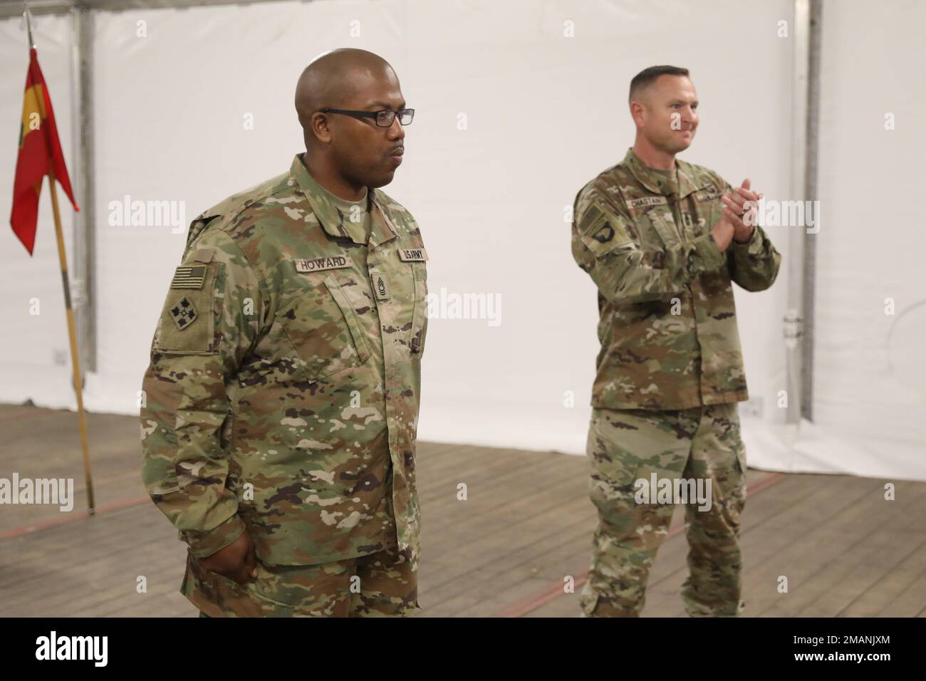 U.S. Army Sgt. Maj. David Chastain, operations sergeant major for 1st ...