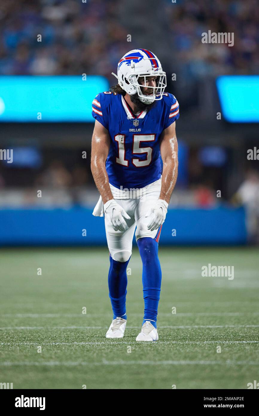 Buffalo Bills wide receiver Jake Kumerow (15) lines up on offense ...