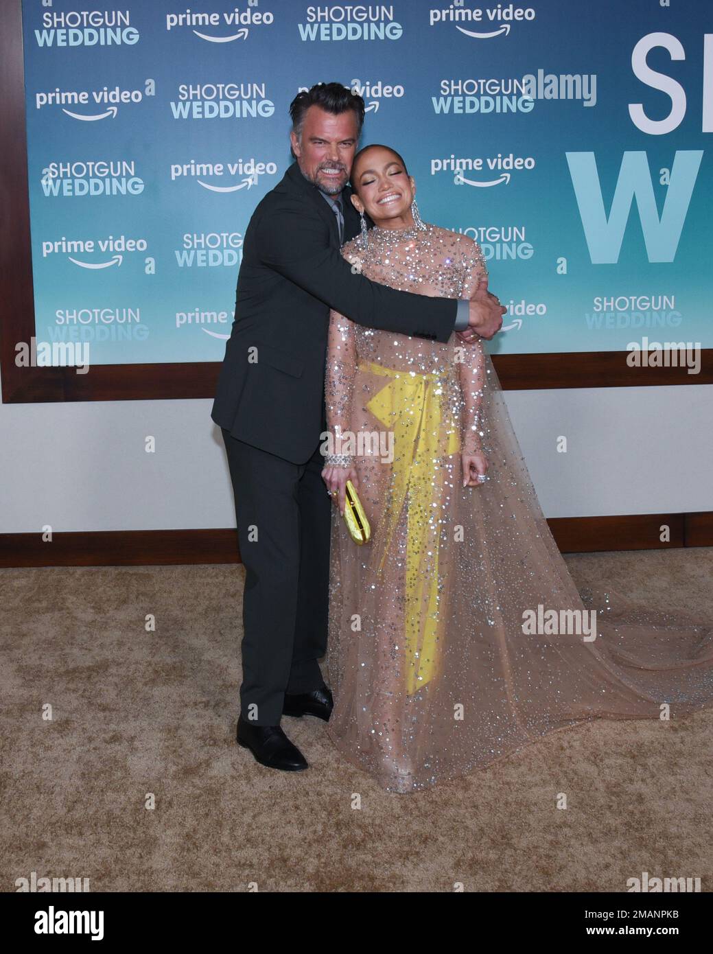 Josh Duhamel and Jennifer Lopez attend the Los Angeles premiere of ...