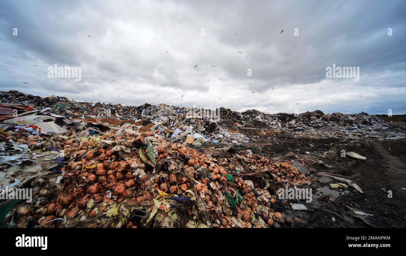 Garbage landfill near a big city Stock Photo - Alamy