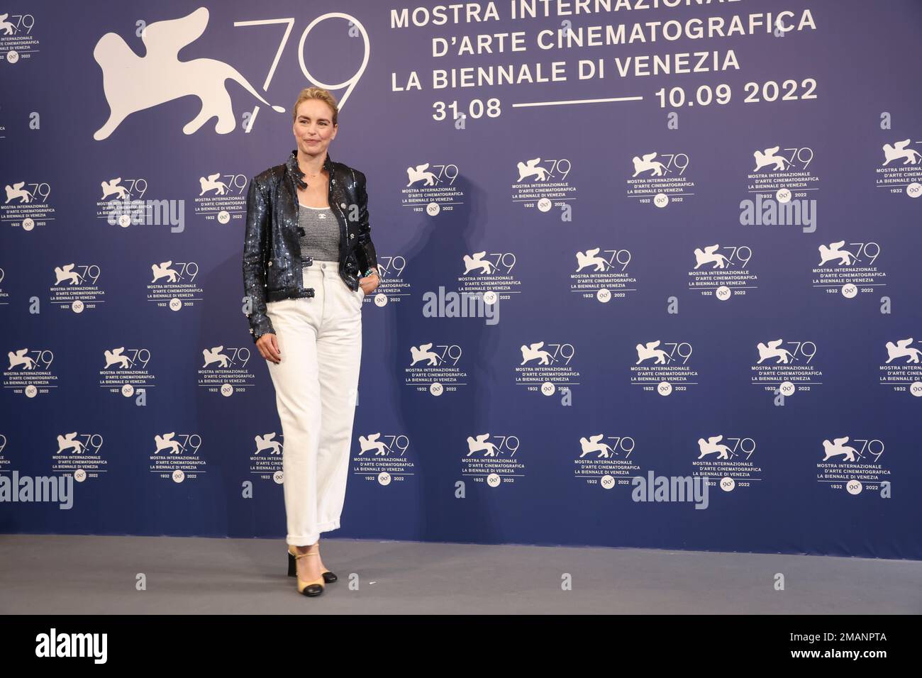 Nina Hoss poses for photographers at the photo call for the film 'Tar ...