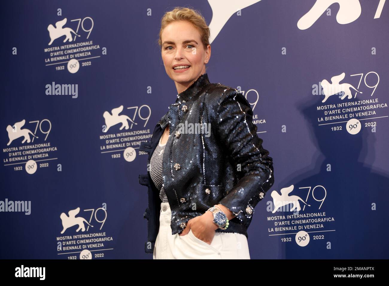 Nina Hoss poses for photographers at the photo call for the film 'Tar ...