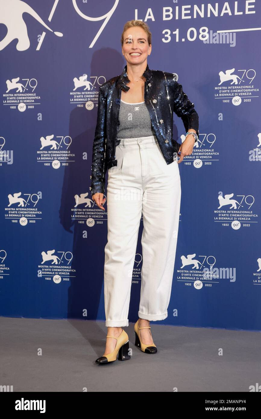 Nina Hoss poses for photographers at the photo call for the film 'Tar ...