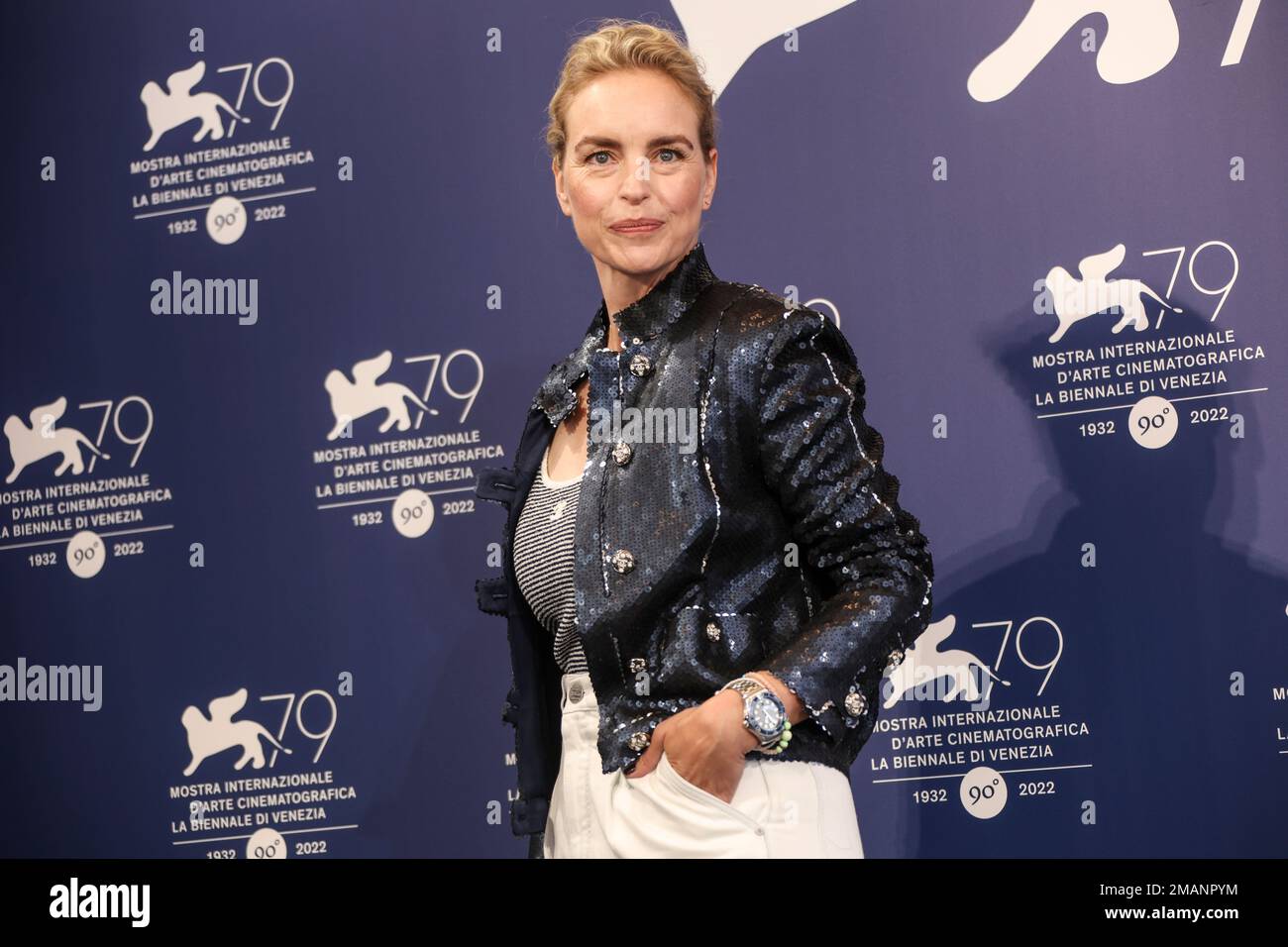 Nina Hoss poses for photographers at the photo call for the film 'Tar ...
