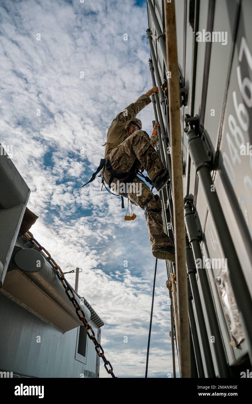 APRA HARBOR, Guam (Jan. 11, 2023) – Sailors assigned to Explosive ...