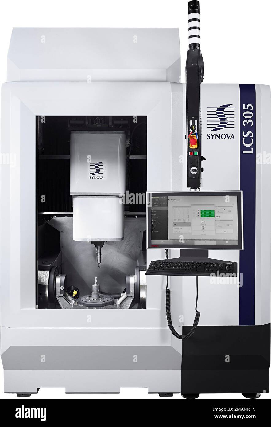 In this image released on Thursday, September, 1, is the Synova's 5-axis laser machining center ...