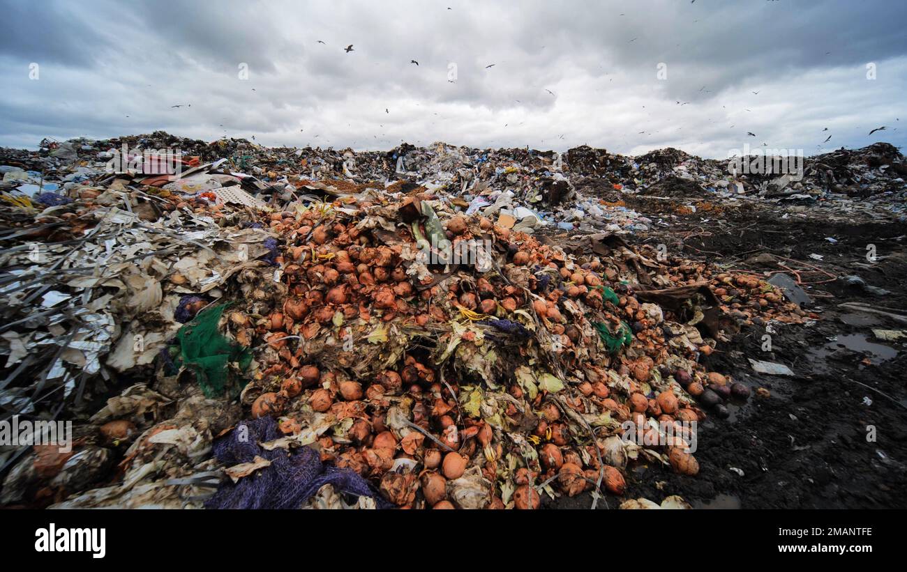 Garbage landfill near a big city Stock Photo - Alamy