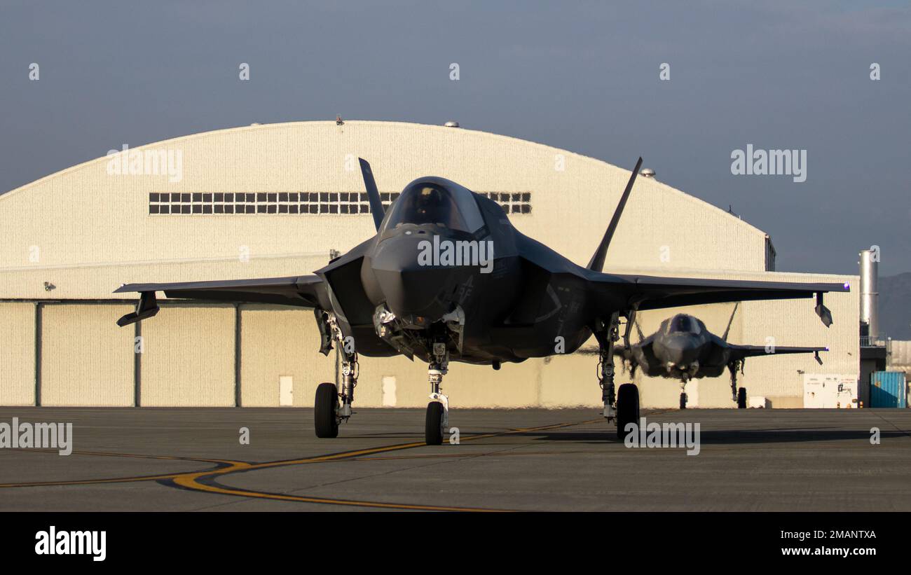U.S. Marine Corps F-35B Lightning II aircraft with Marine Fighter ...
