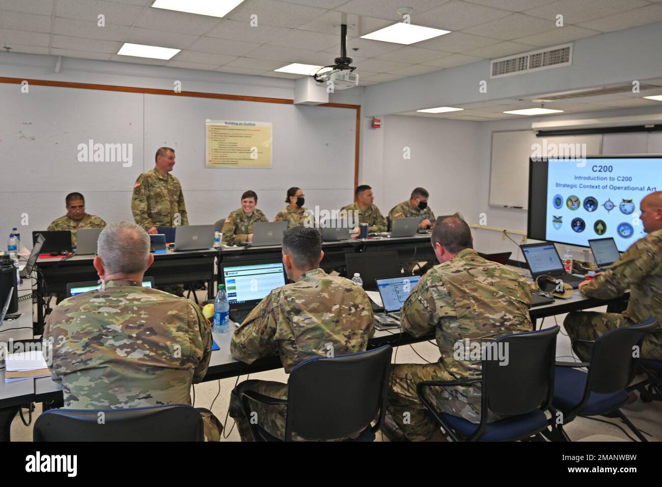 Shown here are Army Officers from various units completing their 2022 ...