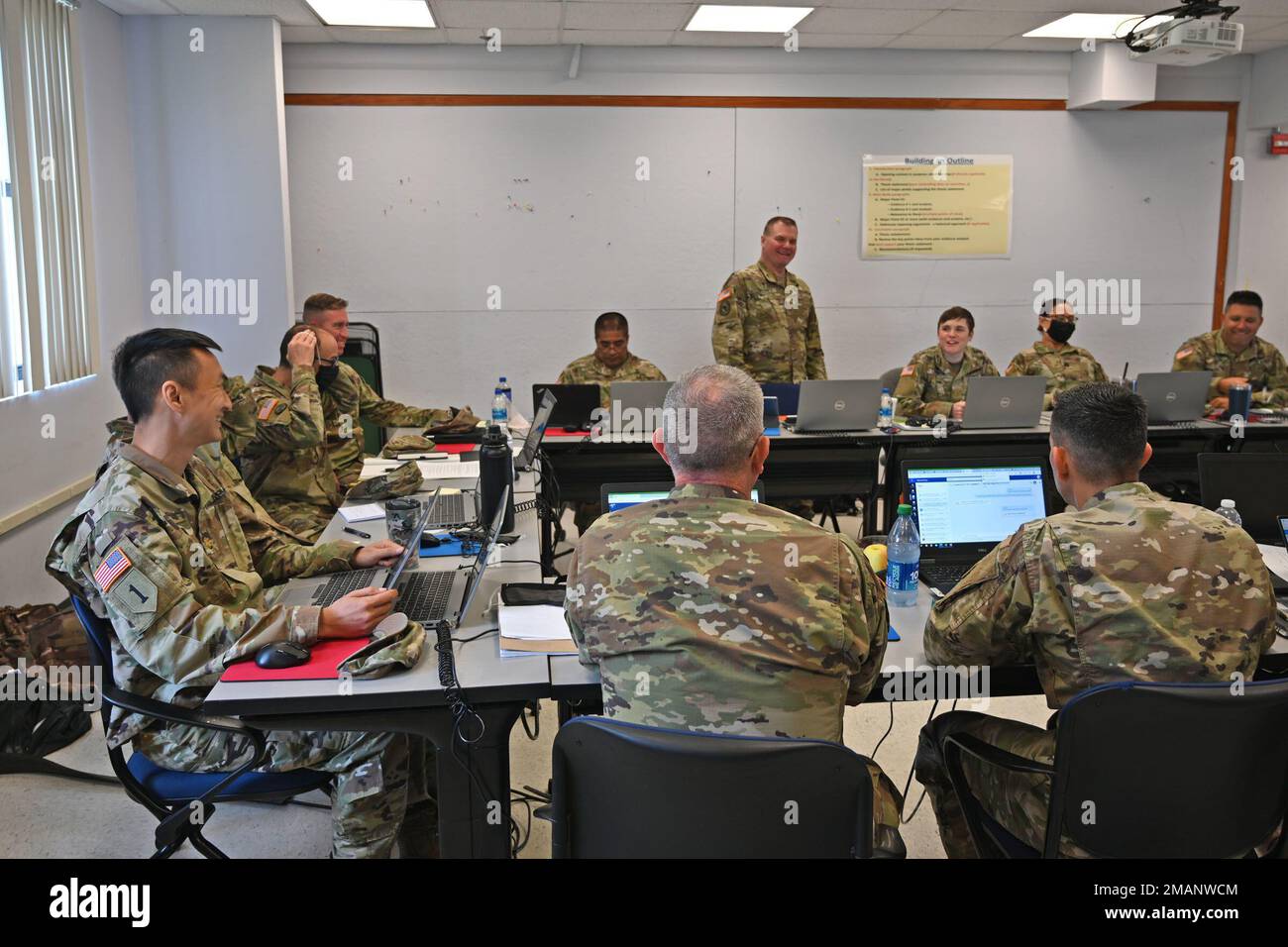 Shown here are Army Officers from various units completing their 2022 ...