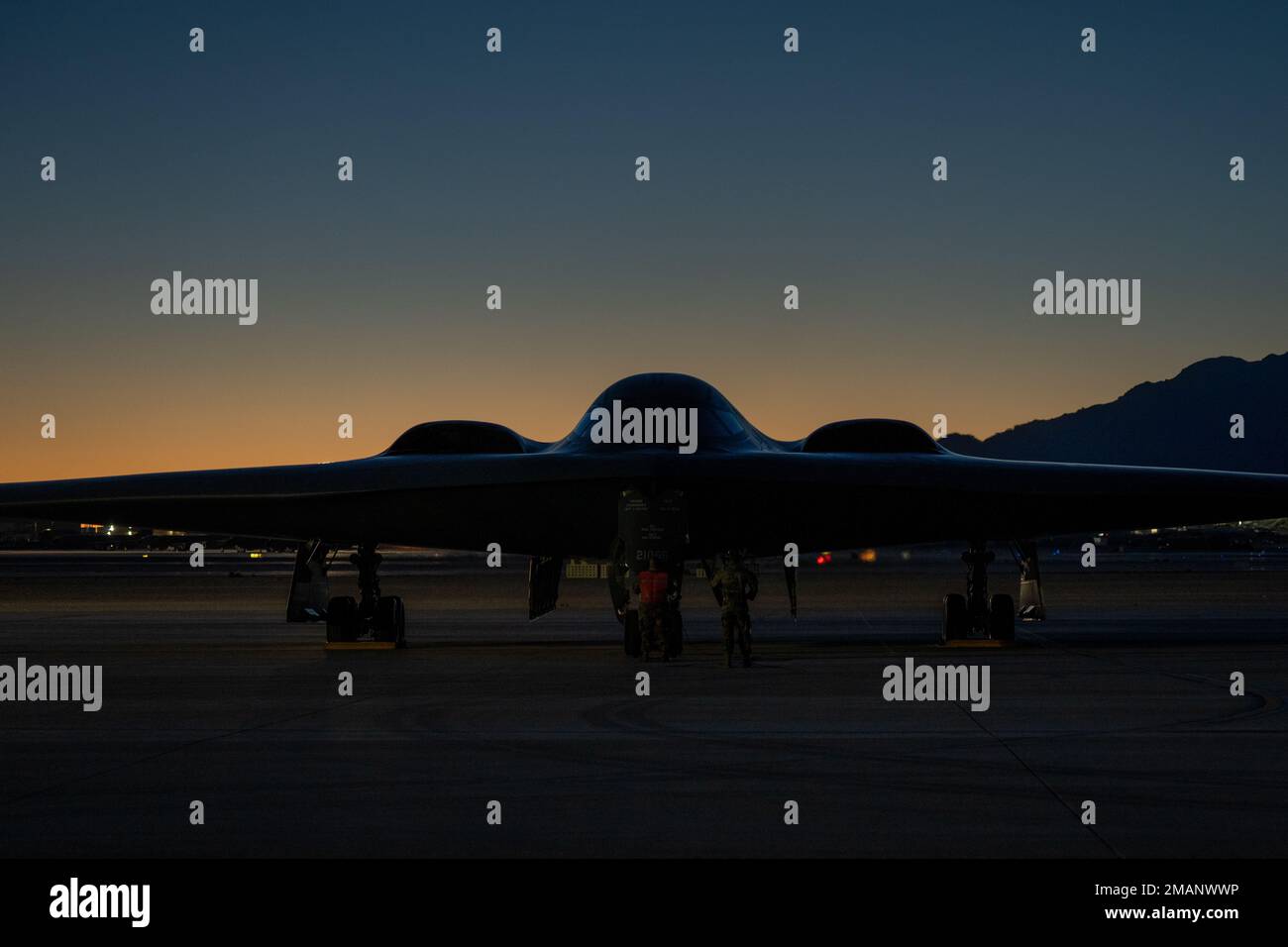 A B-2 Spirit stealth bomber, assigned to Whiteman Air Force Base ...