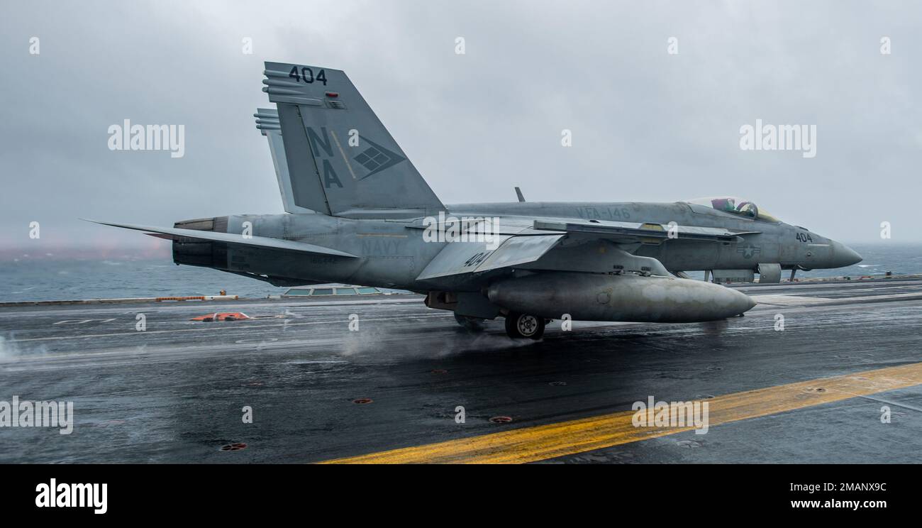 230119-N-DU622-1021 SOUTH CHINA SEA (Jan. 19, 2023) An F/A-18E Super ...
