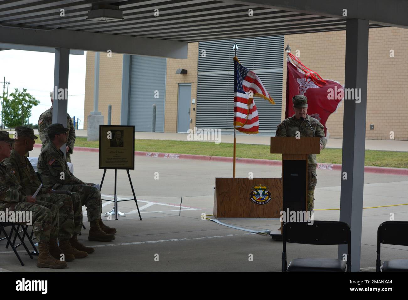 Lt. Col. Jeffery Blackwell, deputy commander administration, Carl R ...