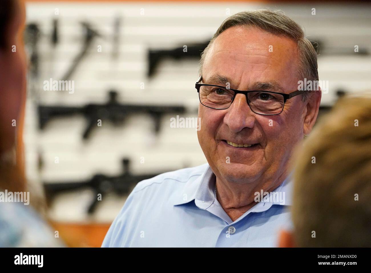 Paul LePage, Republican candidate for governor, campaigns at gun shop ...