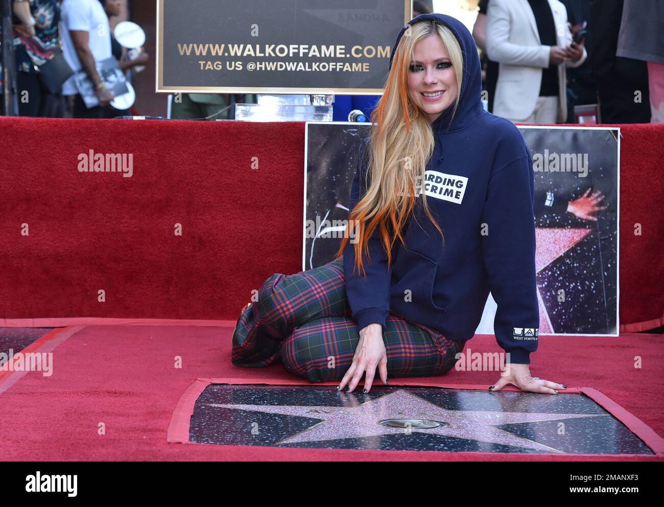 Singer Avril Lavigne, known for her hits "Complicated" and "I'm with ...