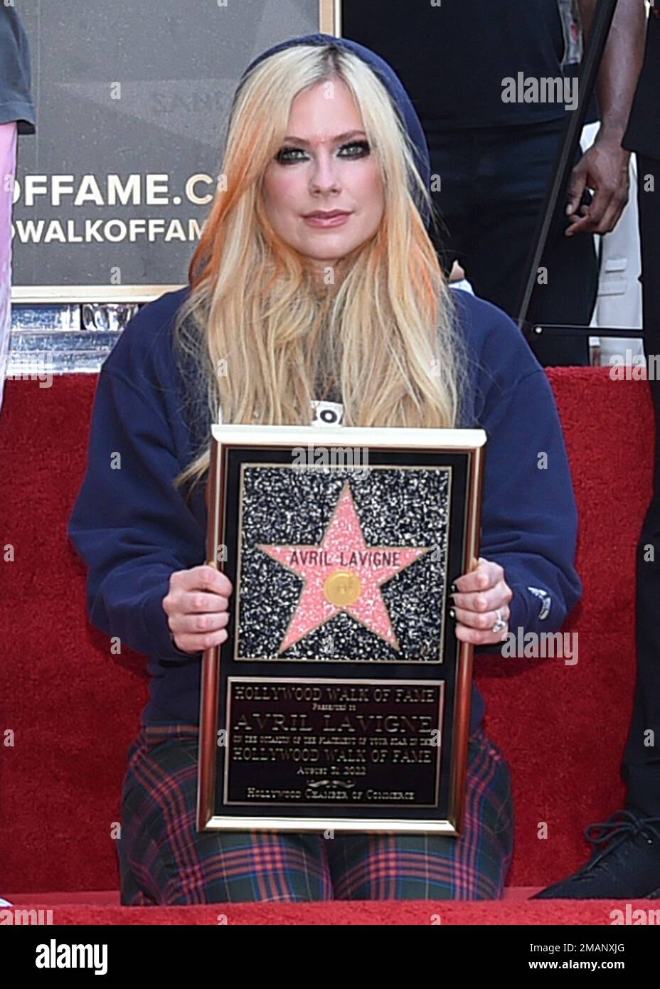 Singer Avril Lavigne, known for her hits "Complicated" and "I'm with ...