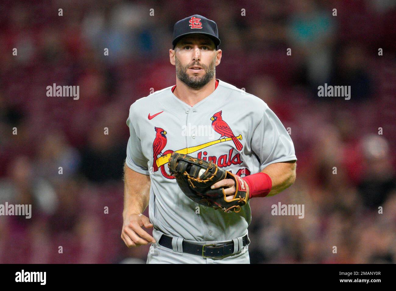 St. Louis Cardinals first baseman Paul Goldschmidt (46) plays in a ...