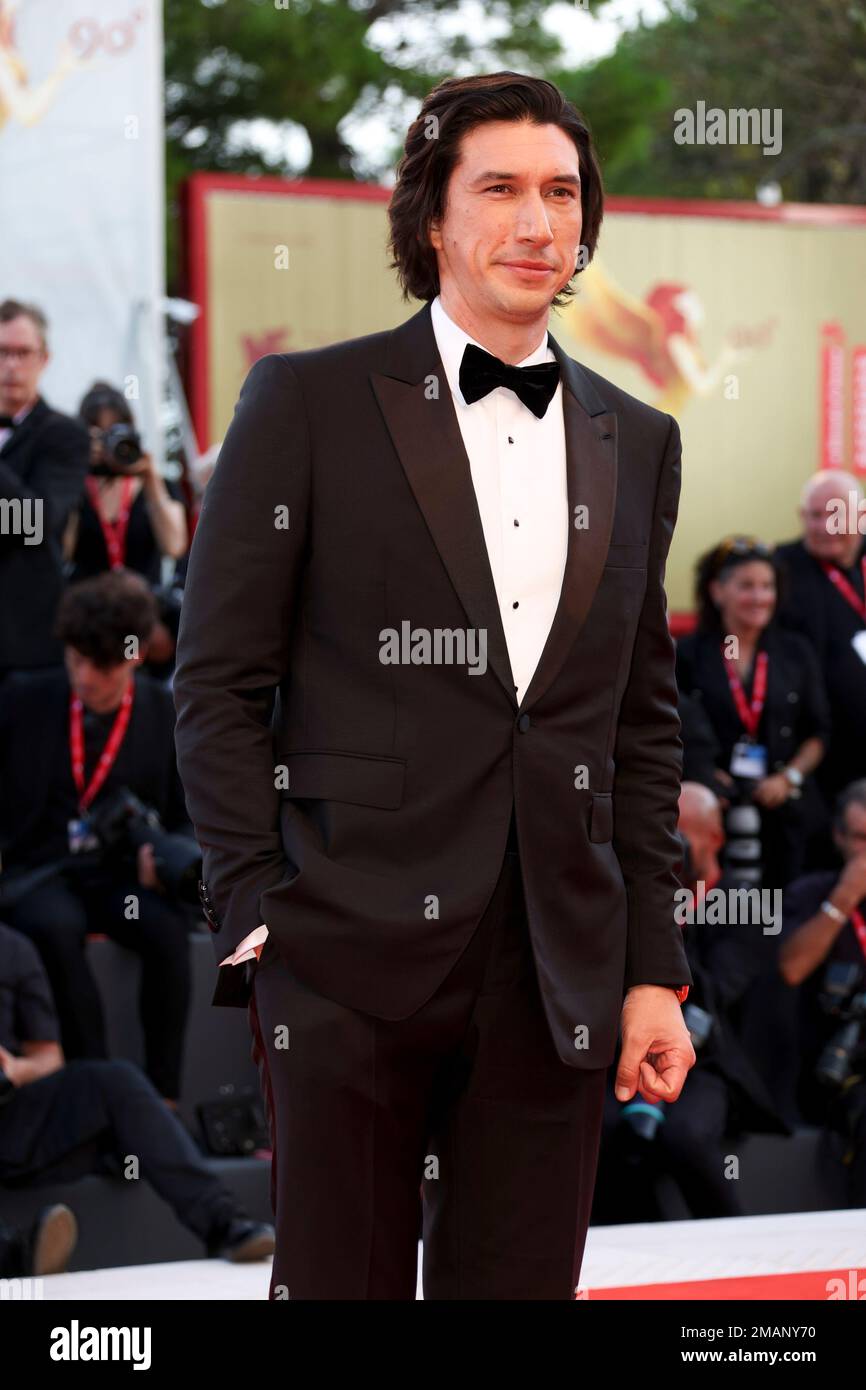 Adam Driver poses for photographers upon arrival at the premiere of the ...