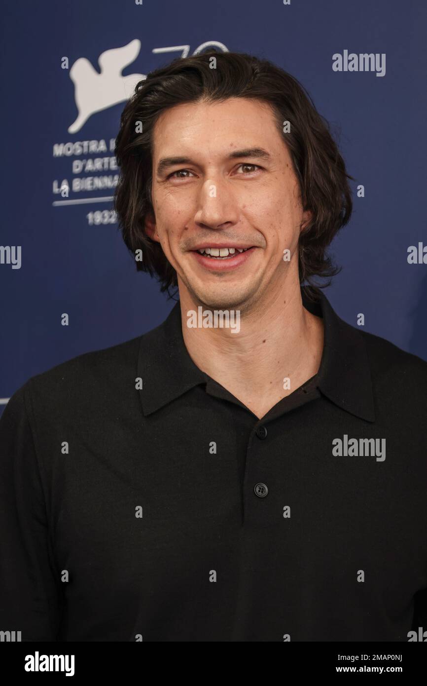 Adam Driver poses for photographers at the photo call for the film ...
