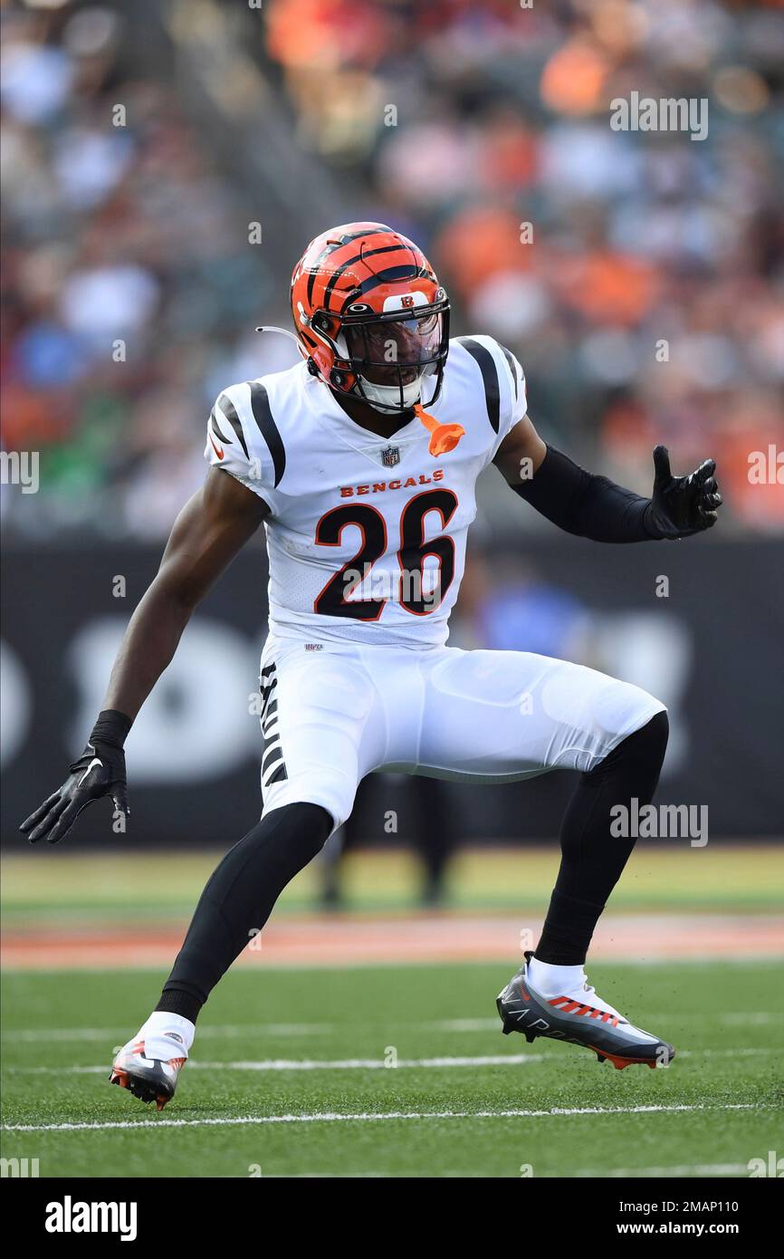 Cincinnati Bengals safety Tycen Anderson (26) runs for the play during ...