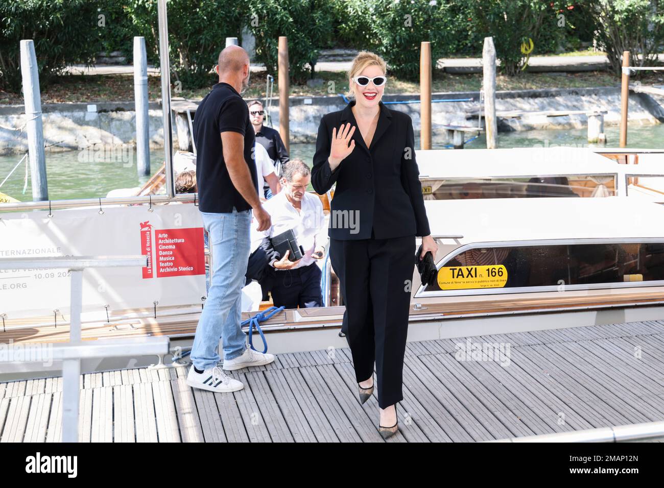 Greta Gerwig poses for photographers upon arrival for the photo call of ...