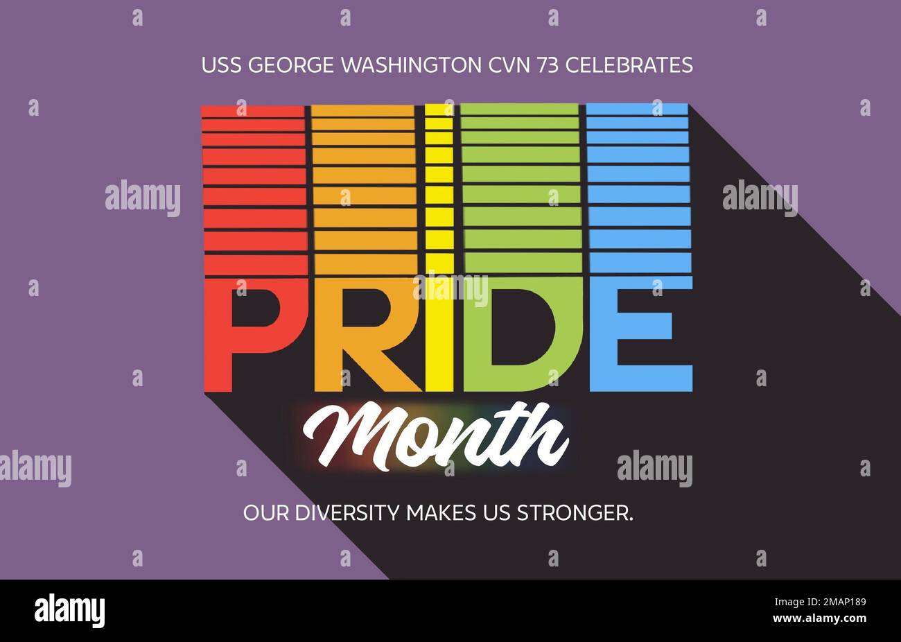 NEWPORT NEWS, Va. -Pride month graphic from Nimitz-class Aircraft ...