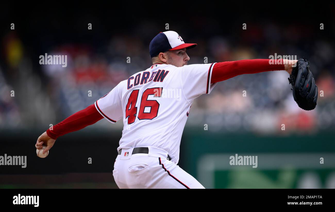 Washington Nationals starting pitcher Patrick Corbin (46) in action ...