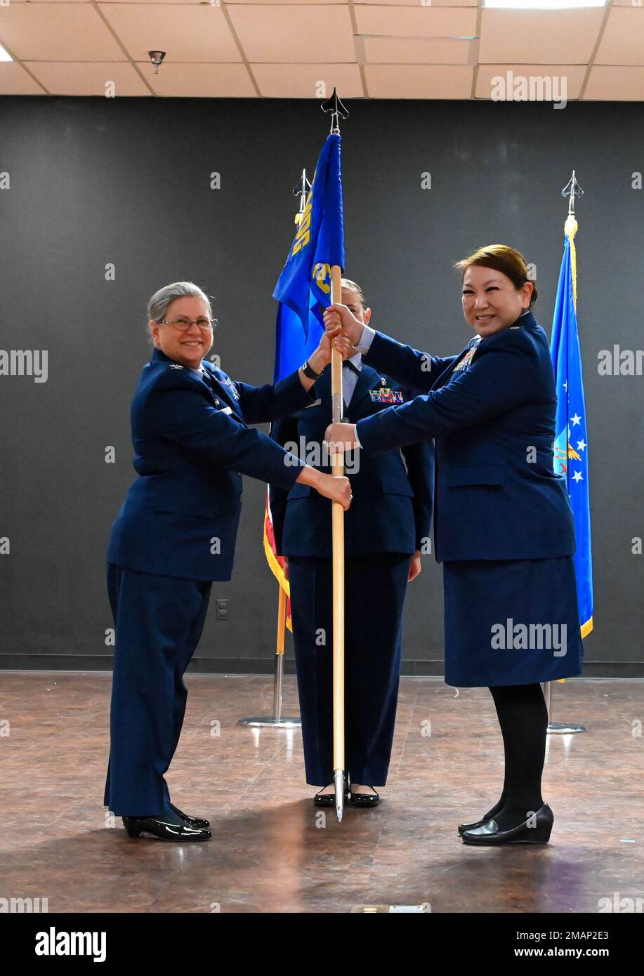 U.S. Air Force Col. Judy Rattan (left), 97th Medical Group (MDG ...