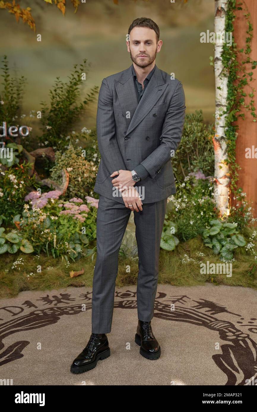 Charlie Vickers poses for photographers upon their arrival for the ...