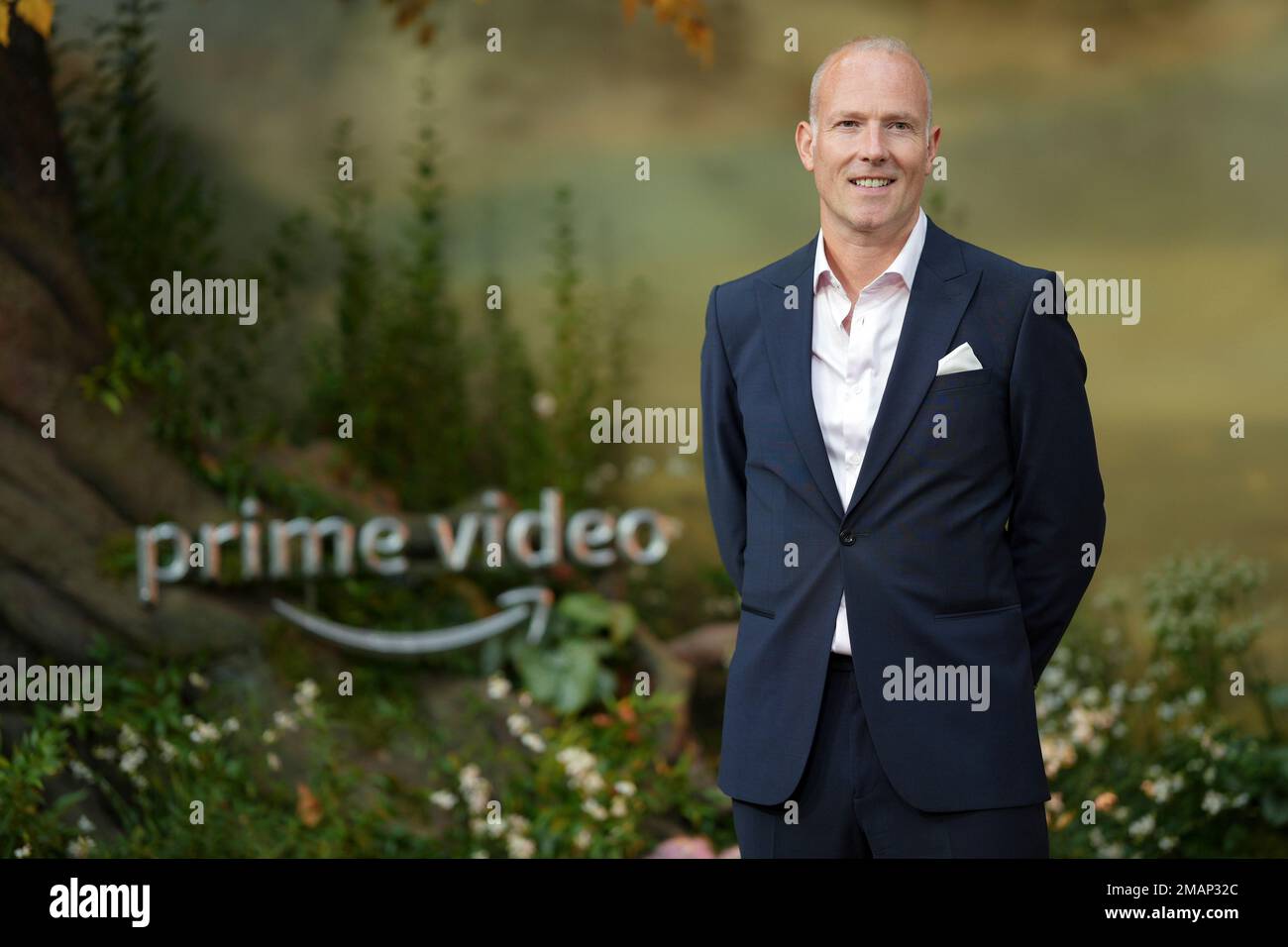 Chris Bird poses for photographers upon arrival for the world premiere of the TV Series 'The ...