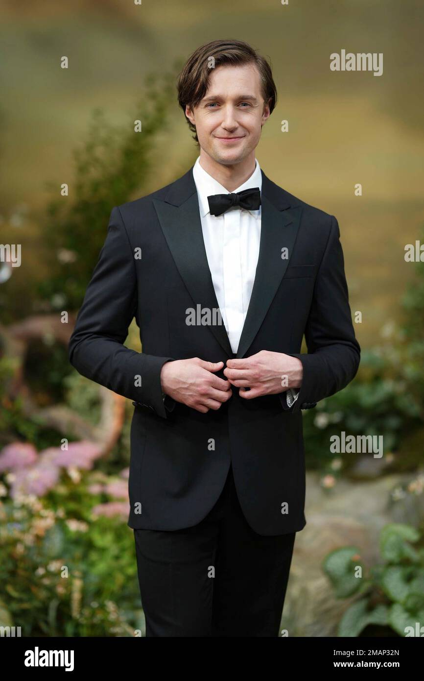 Leon Wadham poses for photographers upon their arrival for the world ...