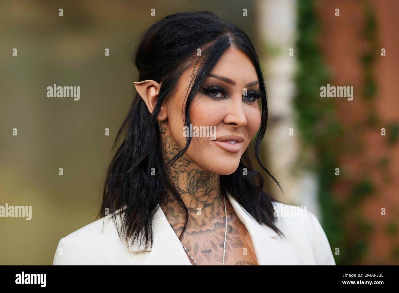 Jessie Maya poses for photographers upon arrival for the world premiere ...