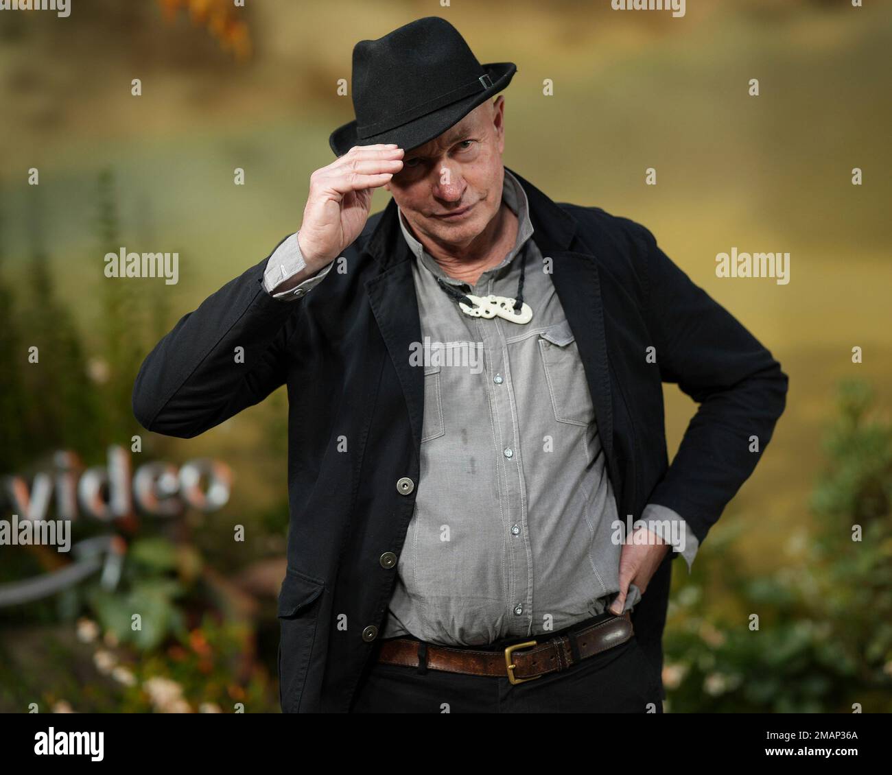 Peter Tait poses for photographers upon arrival for the world premiere of the TV Series 'The ...