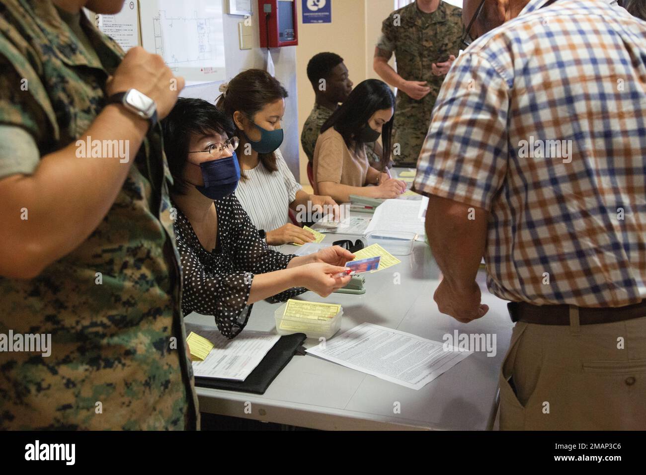 Staff from the Privately Owned Vehicle section of the MCIPAC Safety ...
