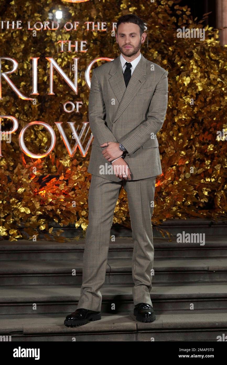 Charlie Vickers poses for photographers upon arrival at the afterparty ...