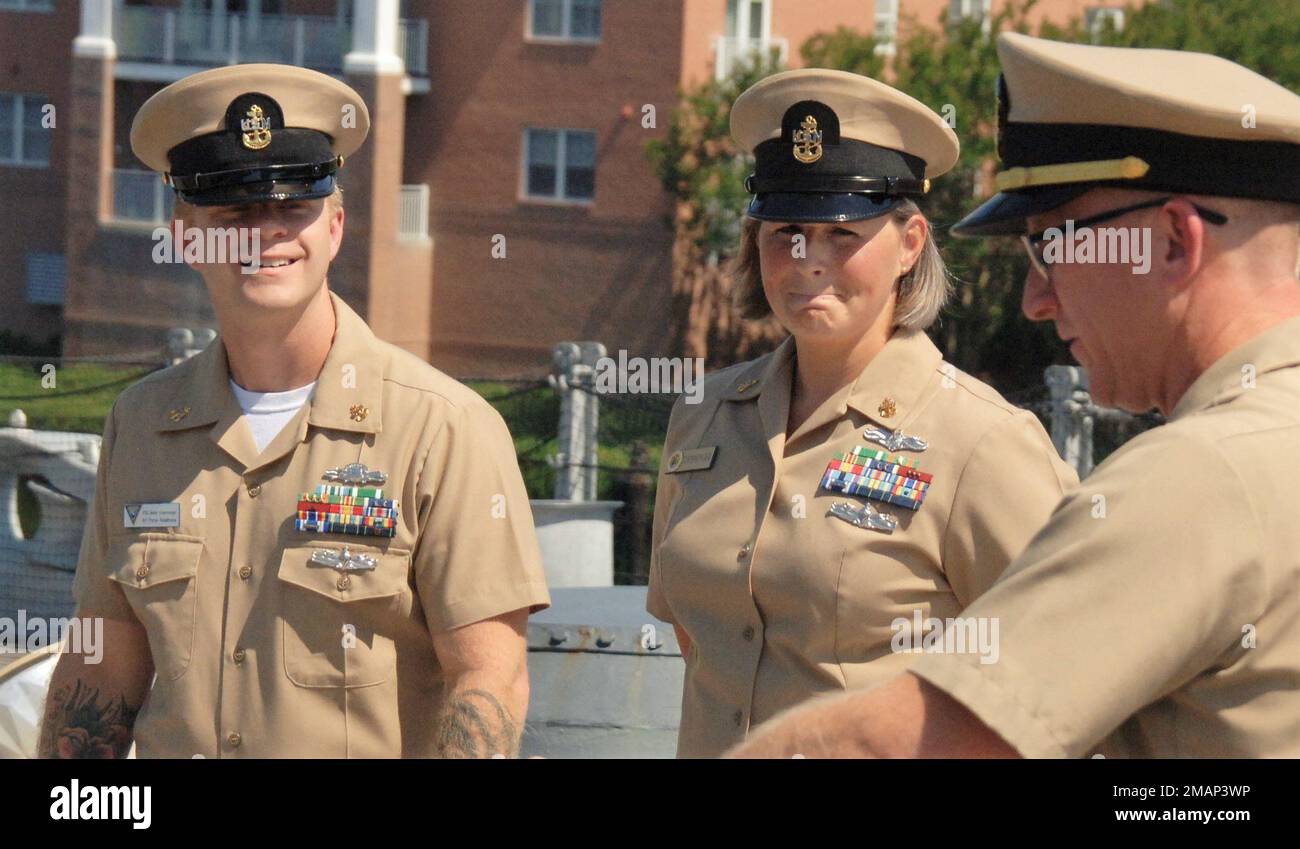 Naval computer and telecommunications area master station hi-res stock ...