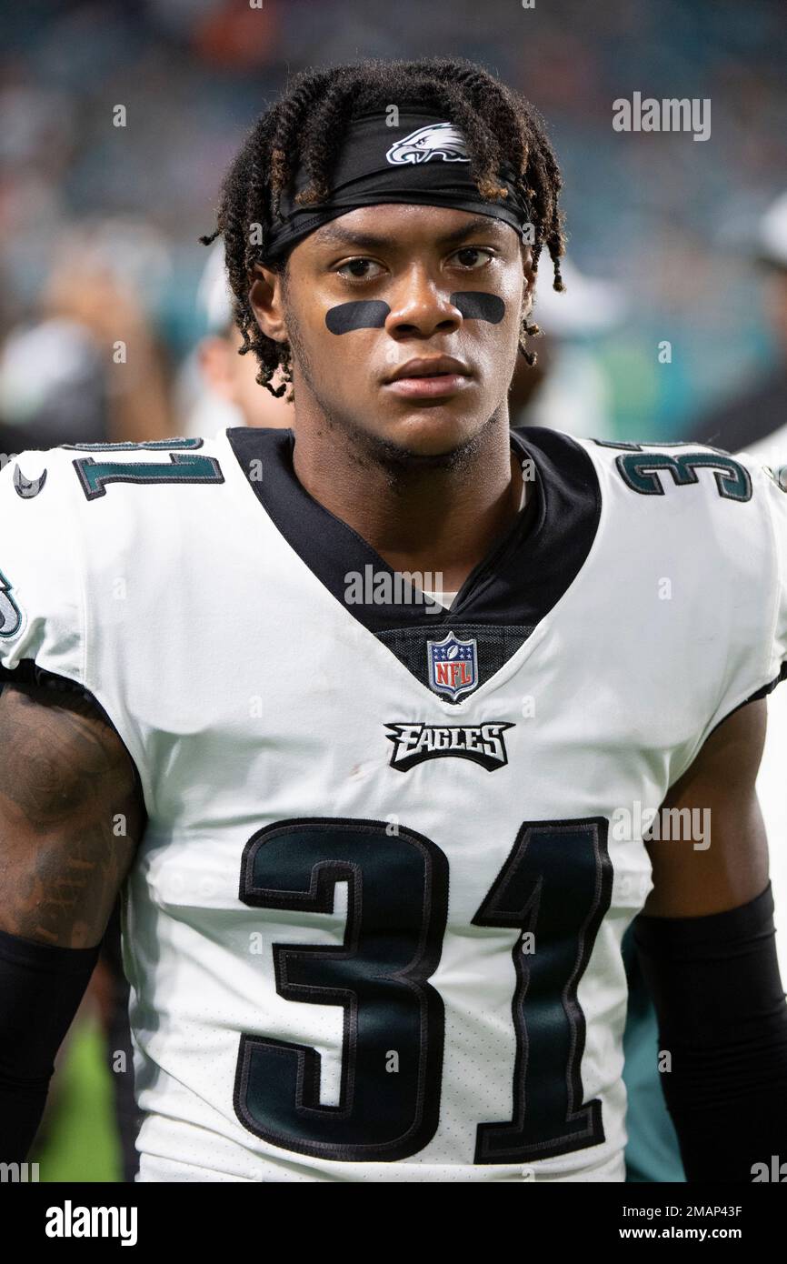 Philadelphia Eagles cornerback Mario Goodrich (31) walks off of the ...