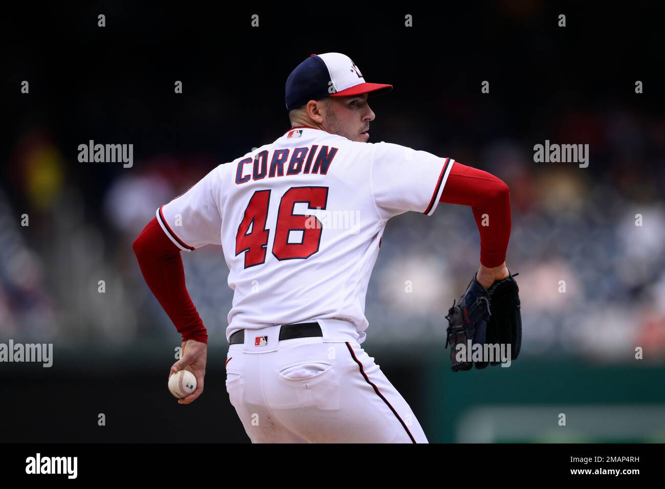 Washington Nationals starting pitcher Patrick Corbin (46) in action ...