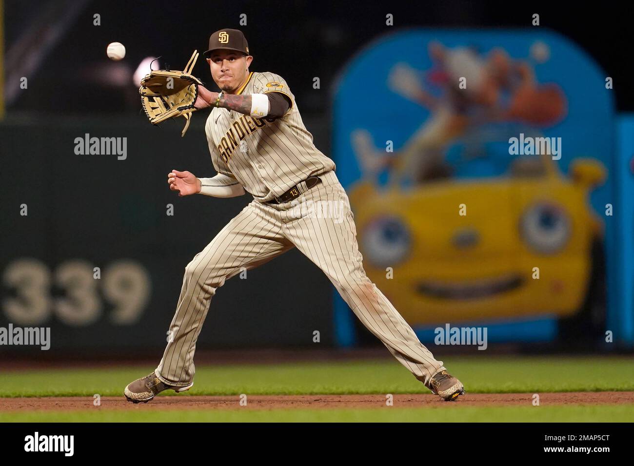 San Diego Padres' Manny Machado during a baseball game against the San ...