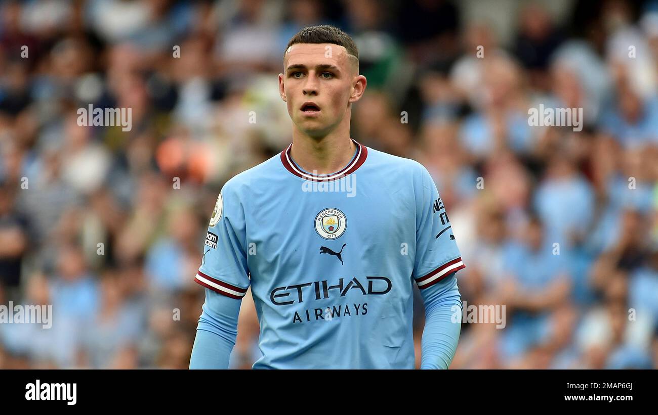 Manchester City's Phil Foden during the English Premier League soccer ...