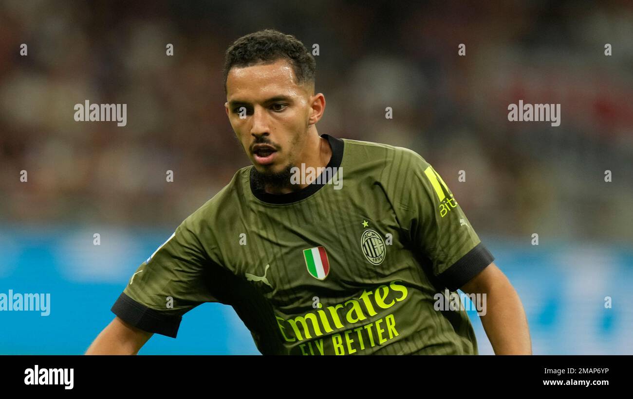 AC Milan's Ismael Bennacer controls the ball during a Serie A soccer ...