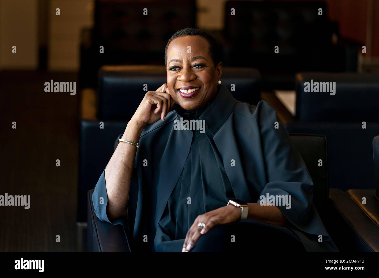 United Way CEO Angela Williams poses for a portrait in Alexandria, Va ...