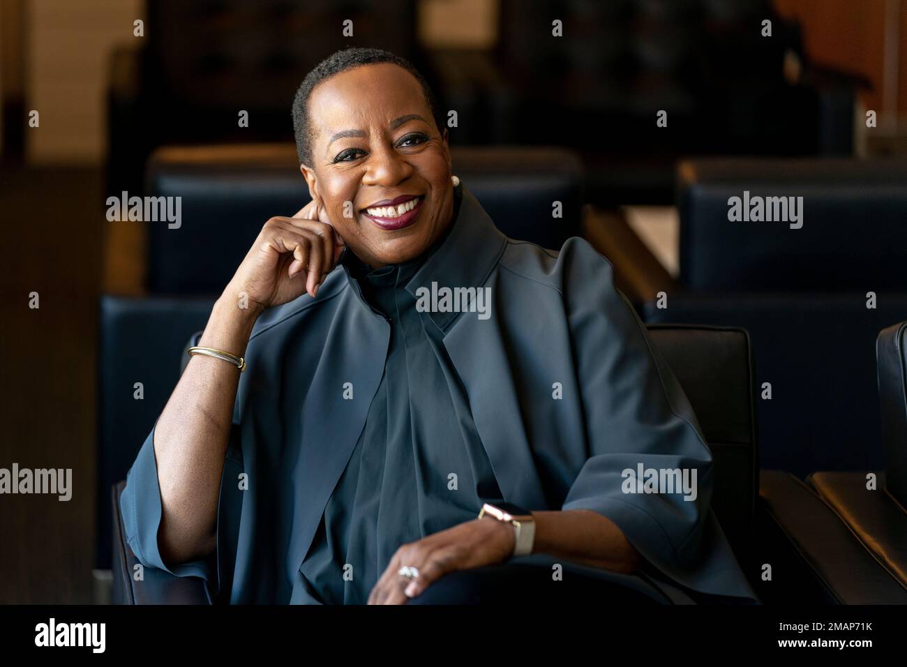 United Way CEO Angela Williams poses for a portrait in Alexandria, Va ...