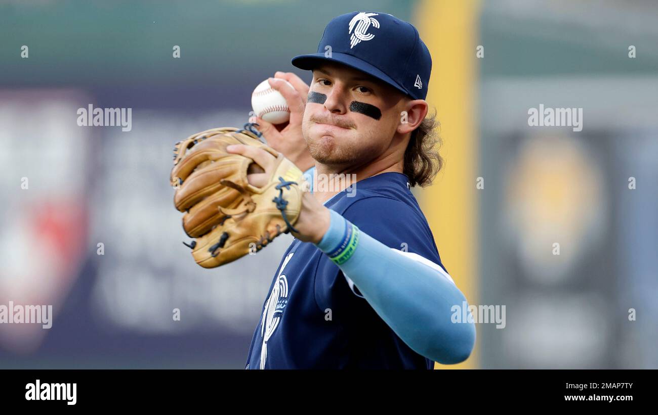 Kansas City Royals' Bobby Witt Jr. during a baseball game in Kansas ...
