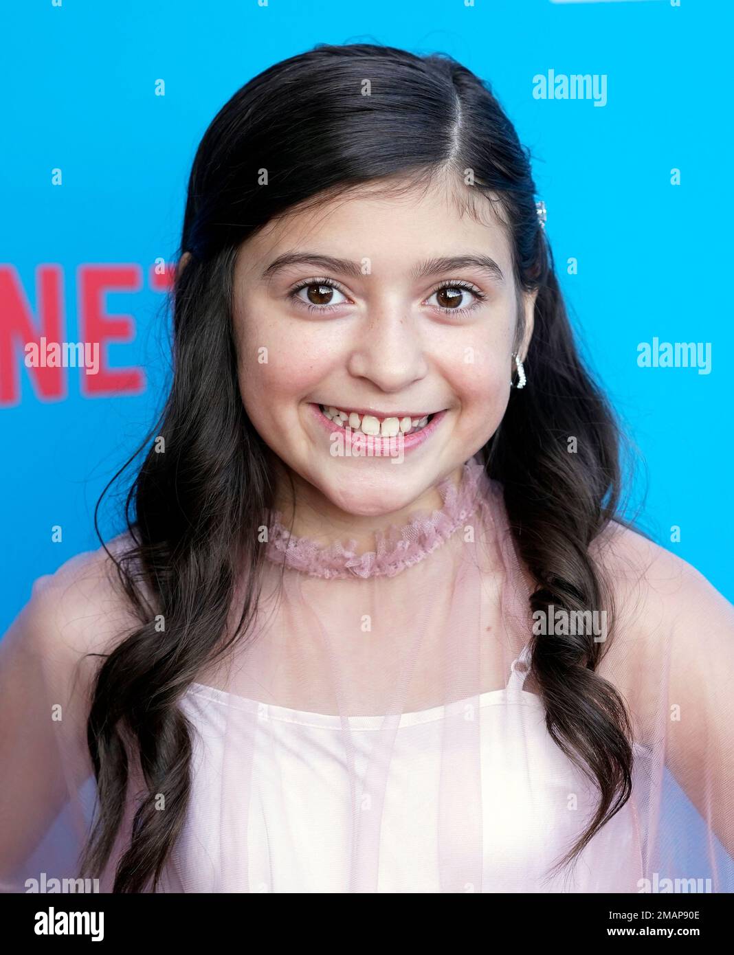 Keslee Blalock poses at a special screening of the Netflix film "Ivy ...