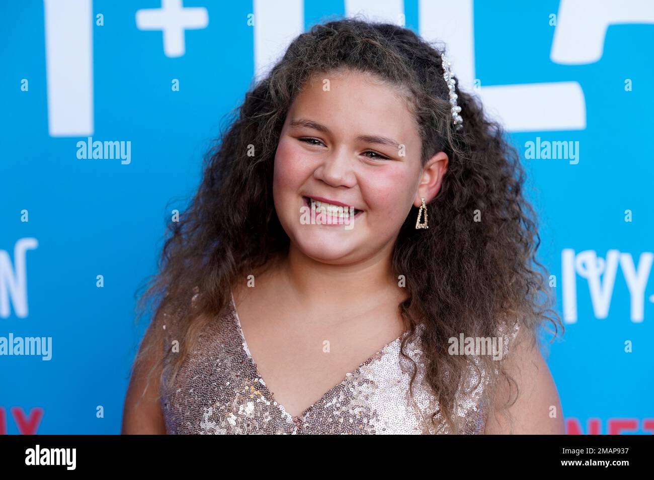 Claire Said poses at a special screening of the Netflix film "Ivy ...