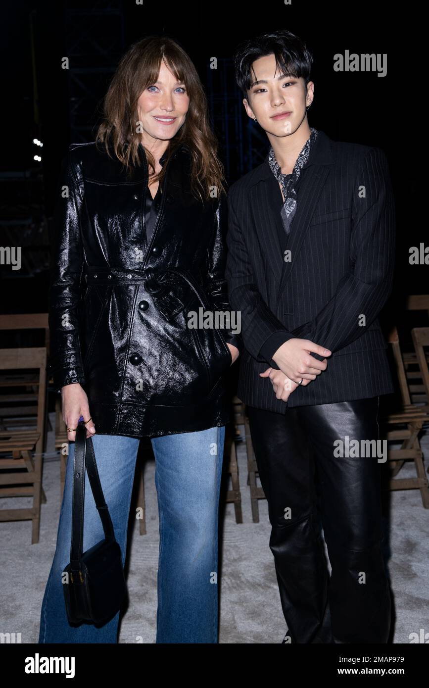 Paris, Frankreich. 19th Jan, 2023. Carla Bruni and Hoshi attend AMI ...