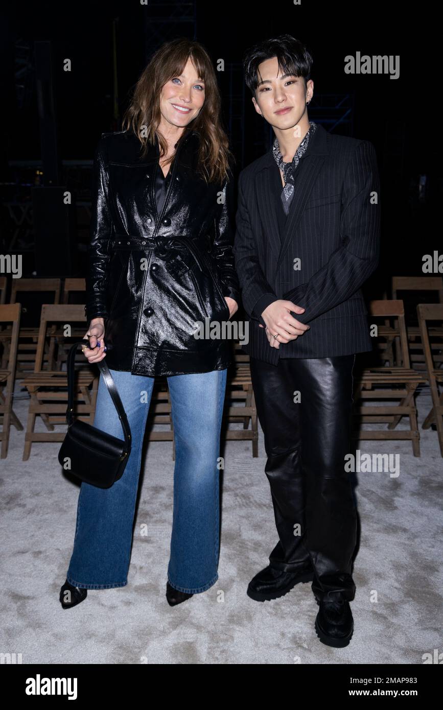Paris, Frankreich. 19th Jan, 2023. Carla Bruni and Hoshi attend AMI ...